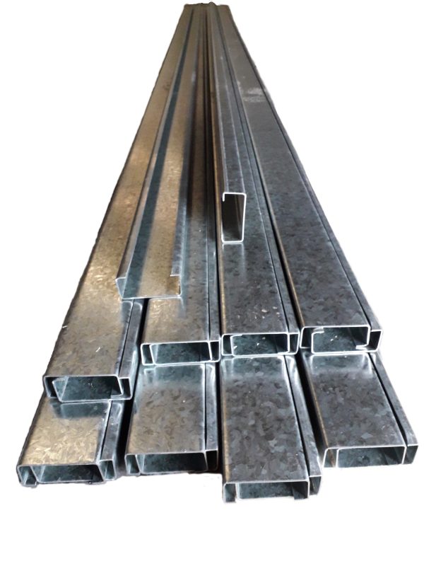 Perfil «C» Galvanizado estructural | 6 mt | Espesor 2 mm | Chapas Uruguay